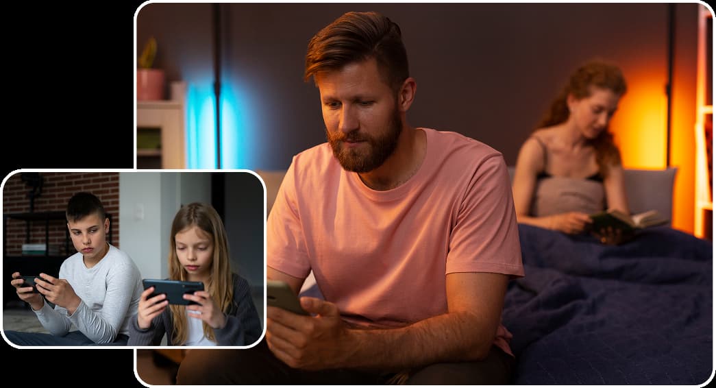 Technology Addiction Statistics 2025